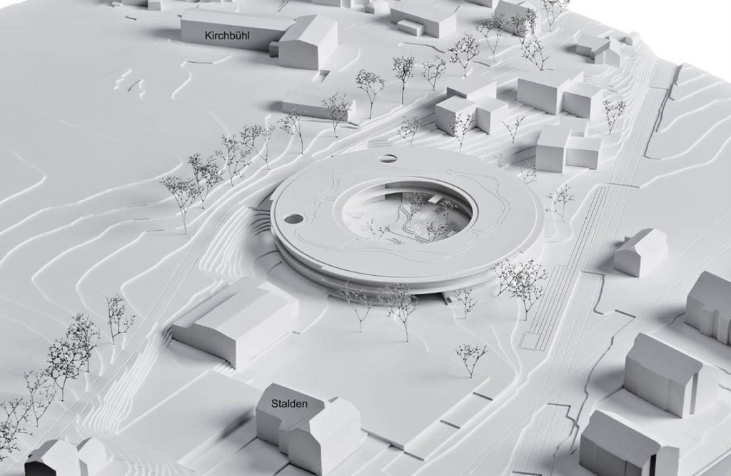 A ring-shaped building makes the race - Lüchinger Meyer Partner