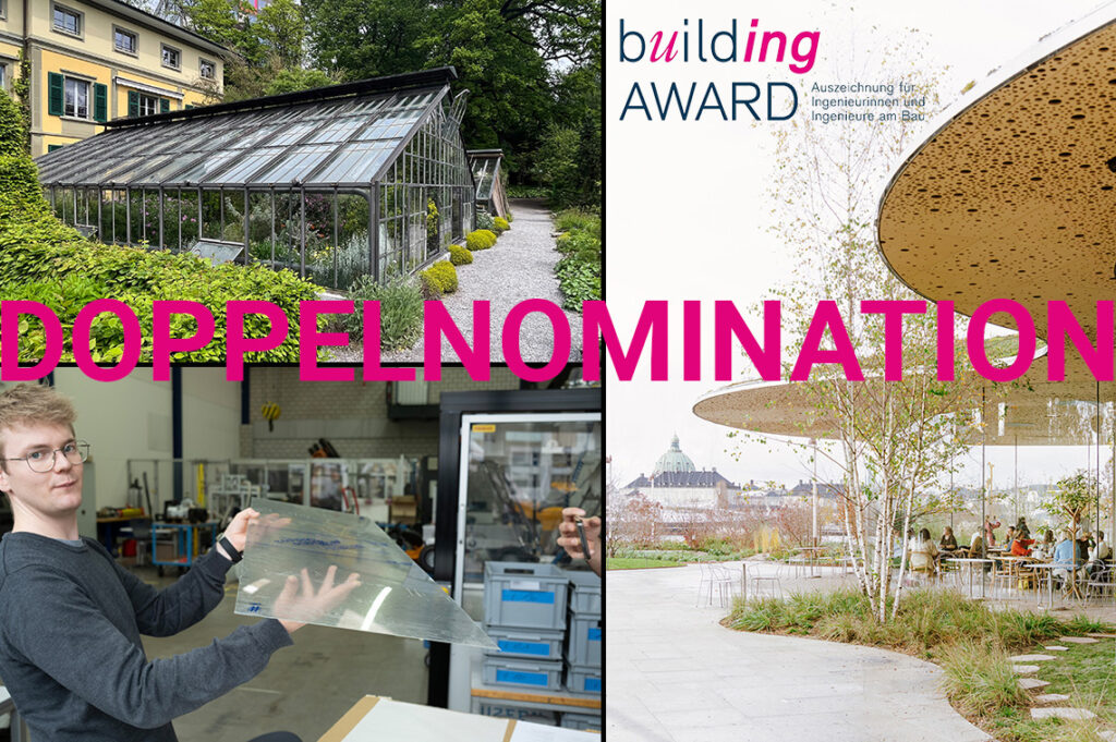 Zwei Nominationen für den Building Award 2025 - Lüchinger Meyer Partner
